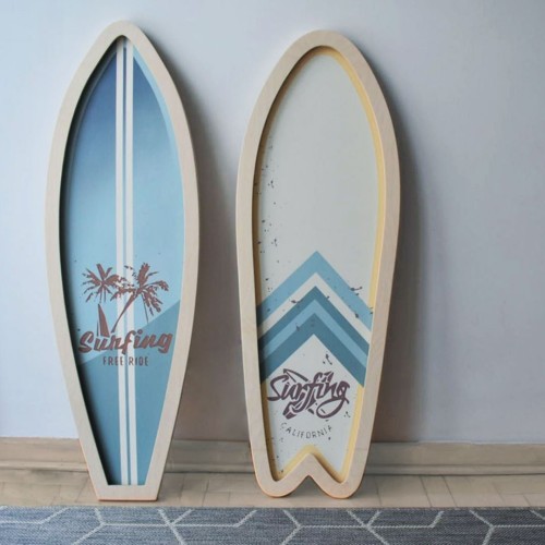 UNKY - KIDS NIGHT LAMP SURFBOARD VANILLA / Tuliroom