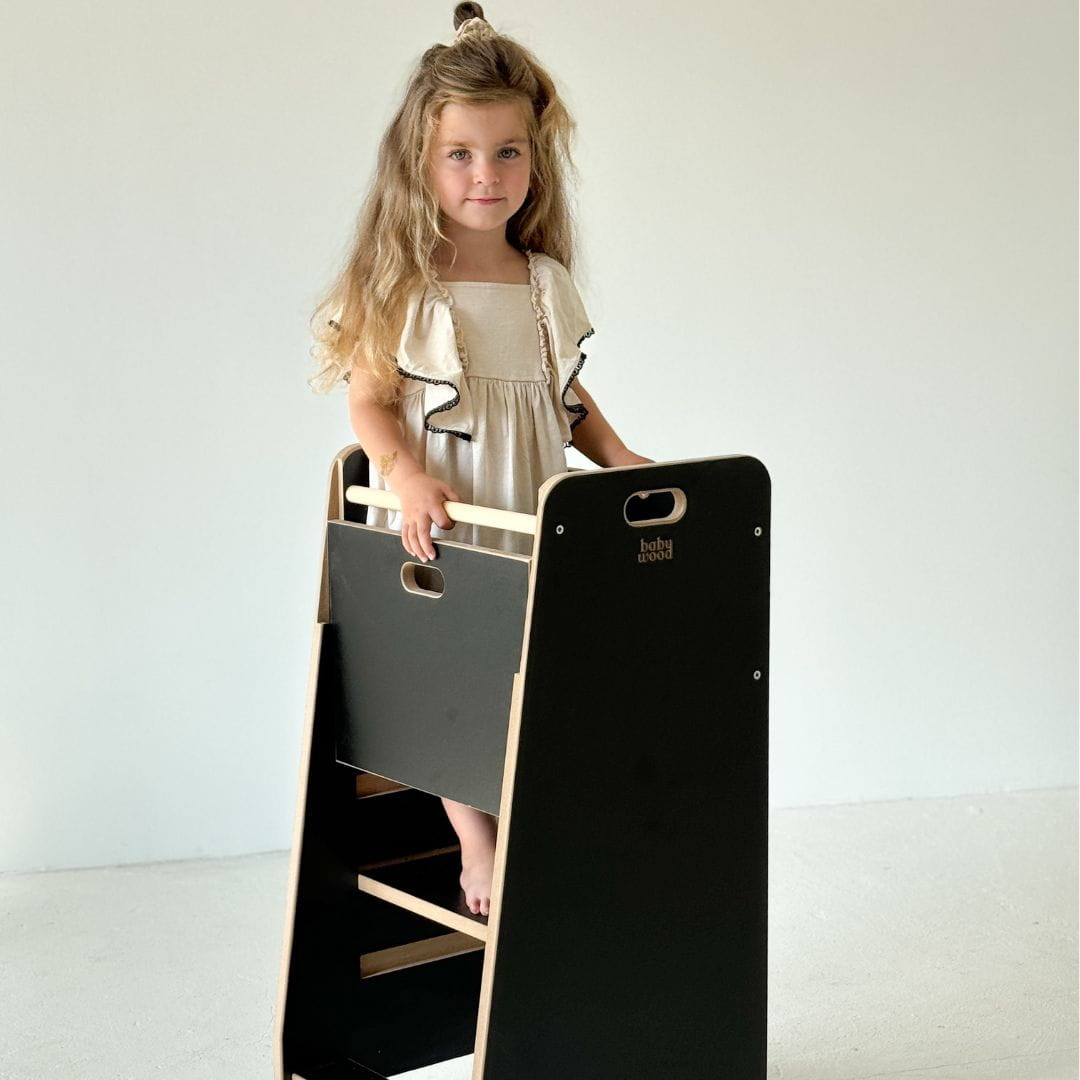 BABYWOOD - KITCHEN HELPER COMFORT BLACK / Tuliroom