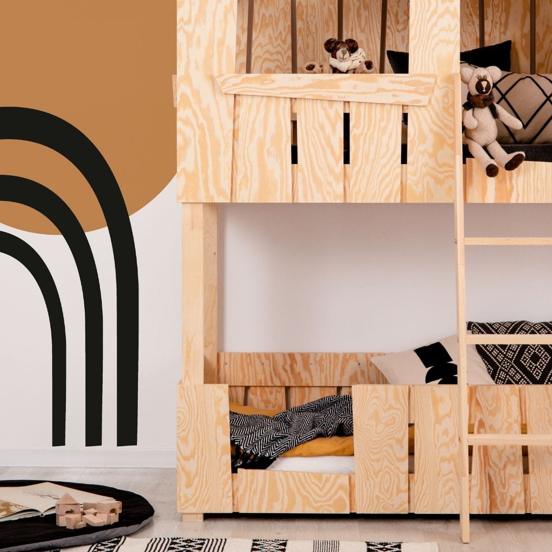 ADEKO - WOODEN BUNK BED HOUSE TED / Tuliroom