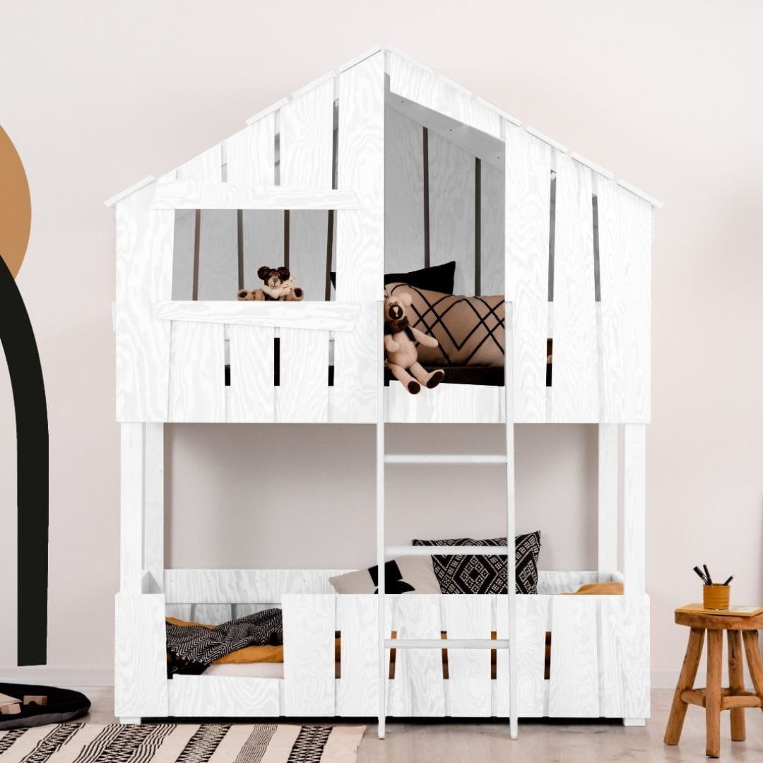 ADEKO - WOODEN BUNK BED HOUSE TED / Tuliroom