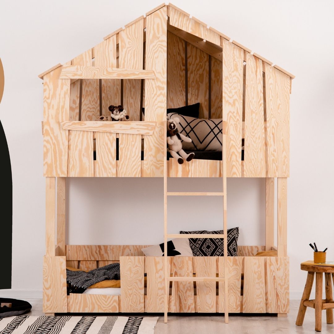 ADEKO - WOODEN BUNK BED HOUSE TED / Tuliroom